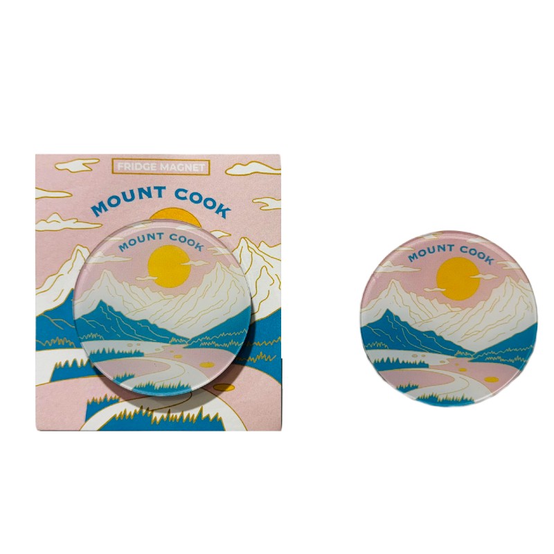 Acrylic Magnet Mt Cook - Lili & Vivi Collection – Mooch