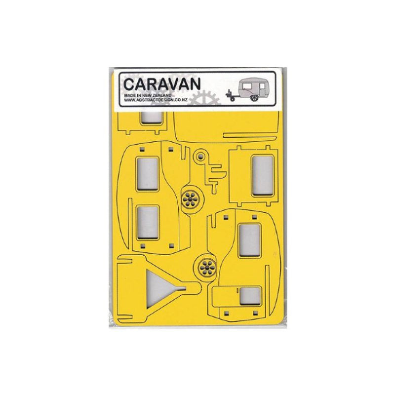 Abstract Designs Caravan A5 Yellow – Mooch