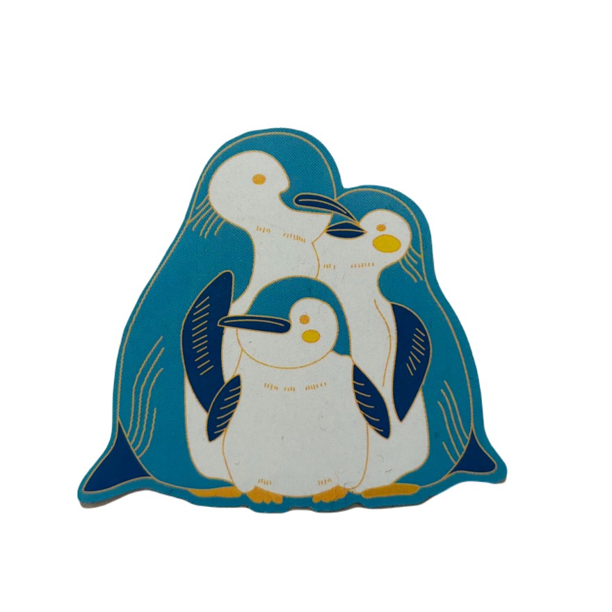 Penguin Family Cut Off Sticker | Lili & Vivi Collection – Mooch