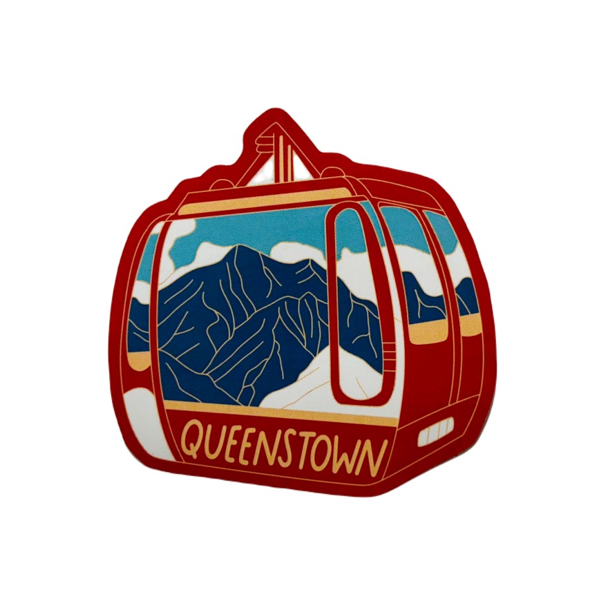 Queenstown Gondola Cut Off Sticker - Lili & Vivi Collection – Mooch