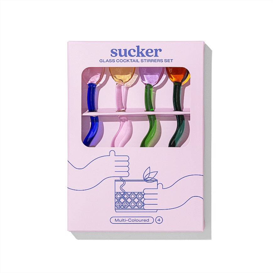 Sucker Glass Cocktail Stirrer Set – Mooch
