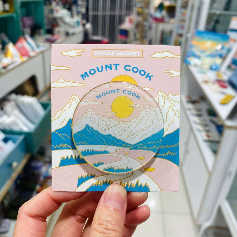Acrylic Magnet Mt Cook – Mooch