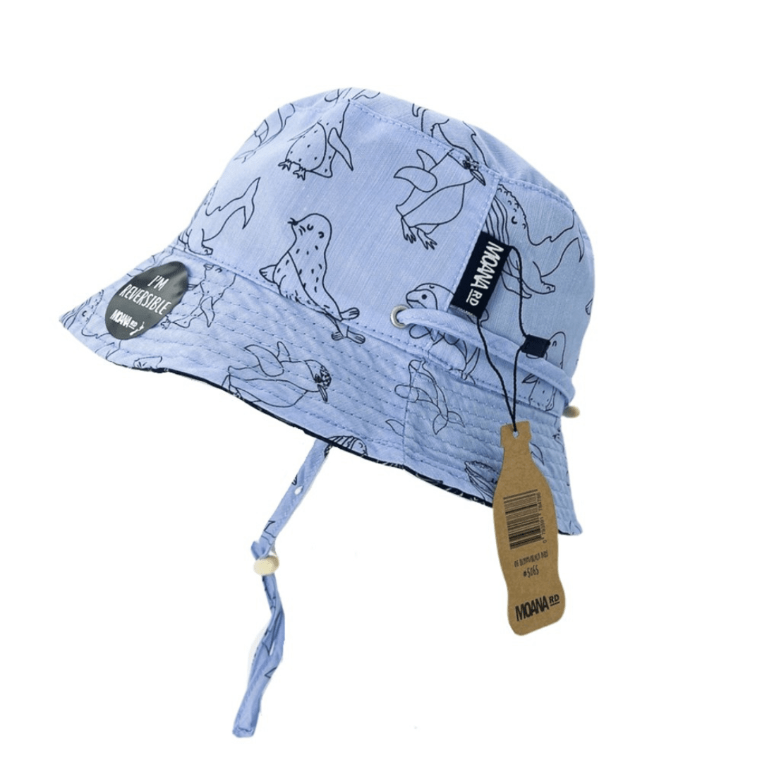 Kids OG Bucket Hat - Denim/Black | Stylish Kids Hat – Mooch