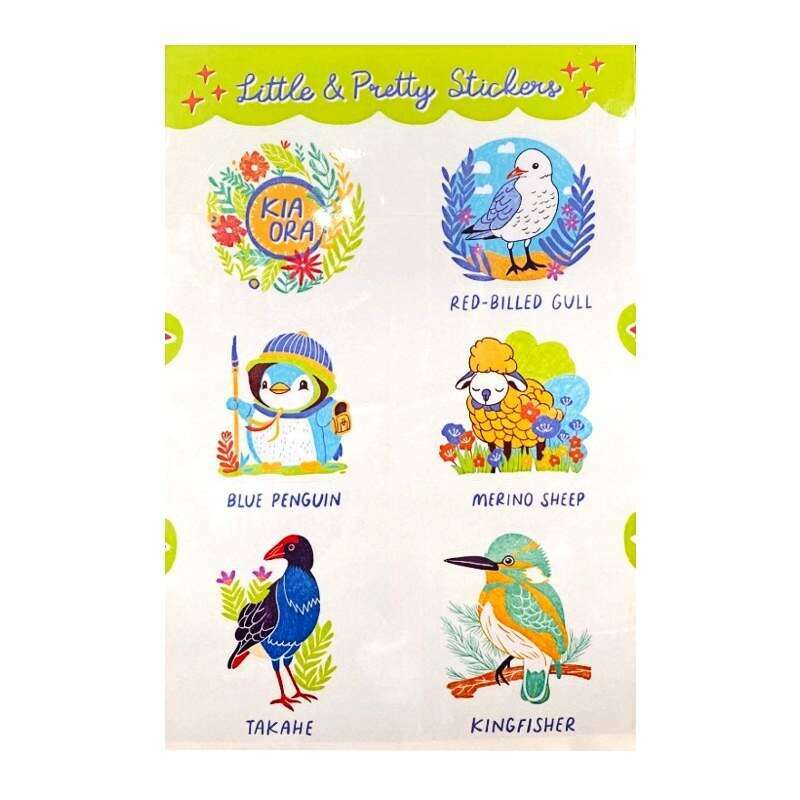 New Zealand Unique Bird Sticker - Lili & Vivi Collection – Mooch