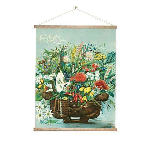 Native Flowers Mini Wall Chart - Vintage NZ Art Print – Mooch